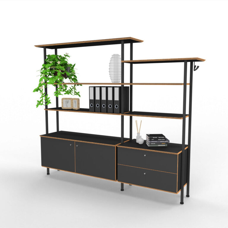 Shell Executive Wall Unit – Diamond Office