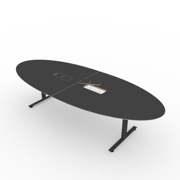 Shell Meeting Table – Oval – Diamond Office