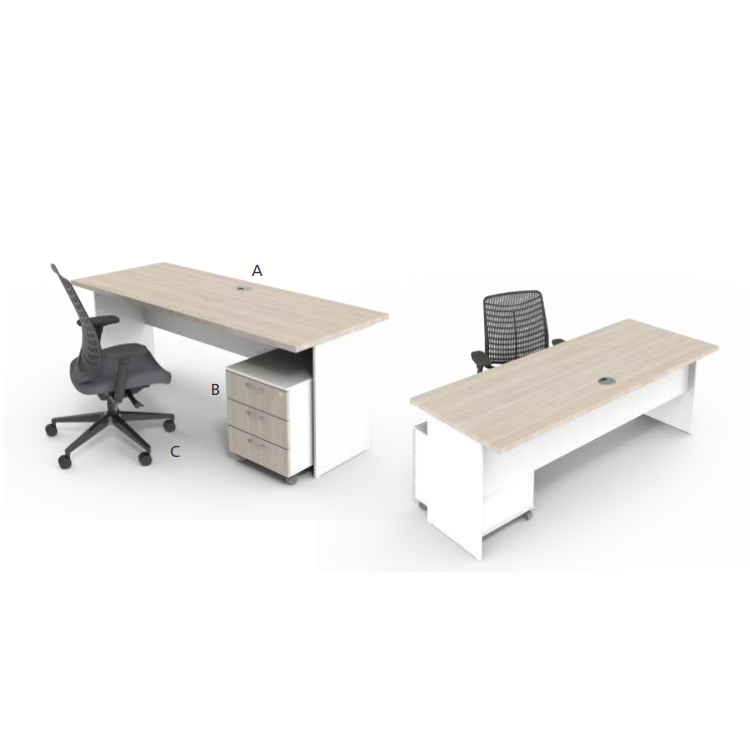 InTen Panel Leg Desking A – Diamond Office